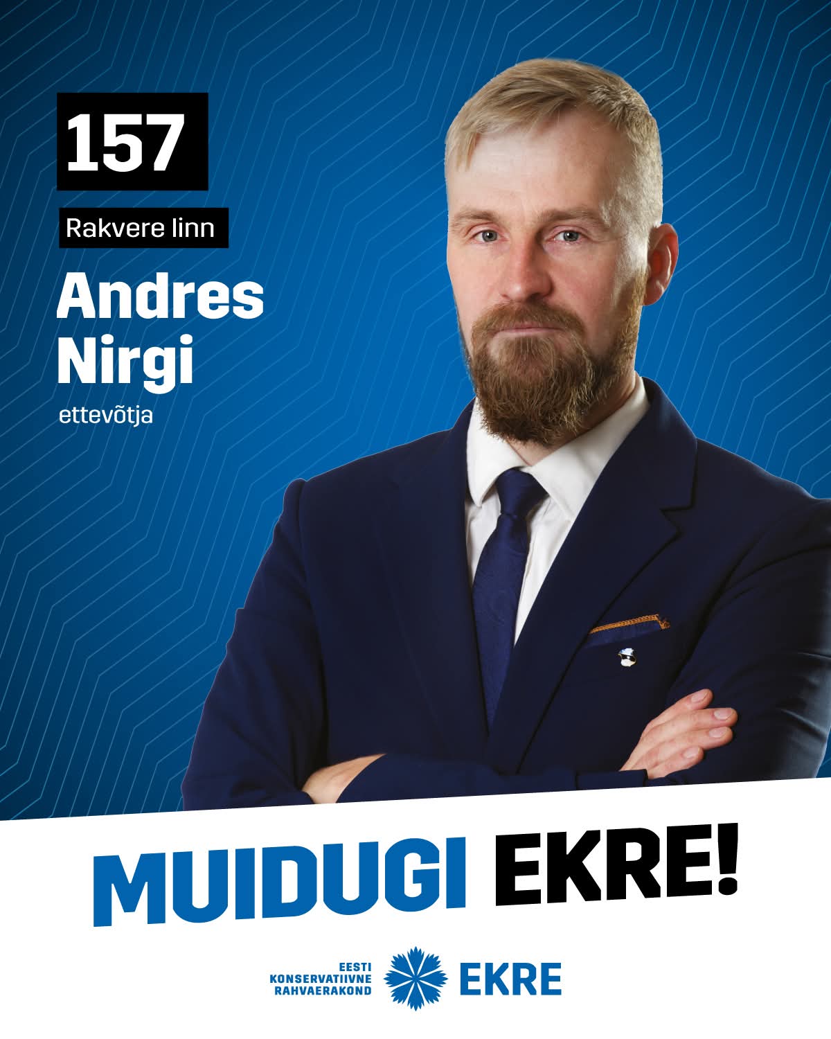 EKRE kandidaat 157 ANDRES NIRGI